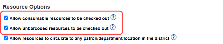 Check out items to patrons